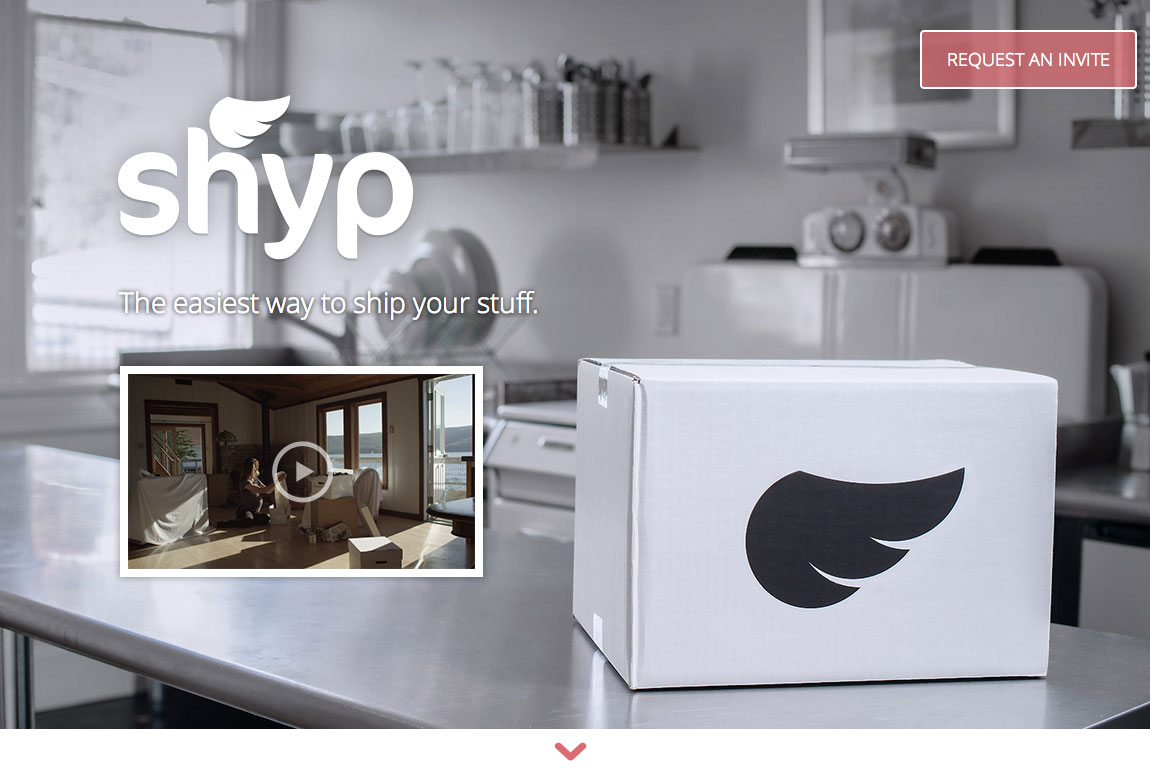 Shyp - One Page Website Award