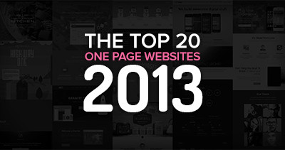 The 70 Most Loved One Page Websites from 2012 on OnePageLove.com