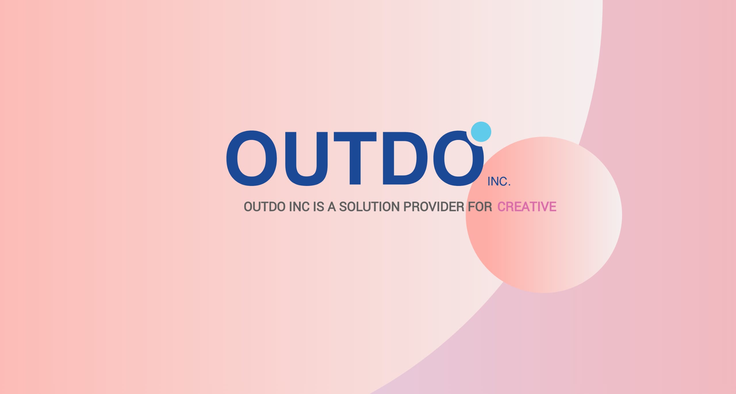 Outdo Inc - One Page Website Award