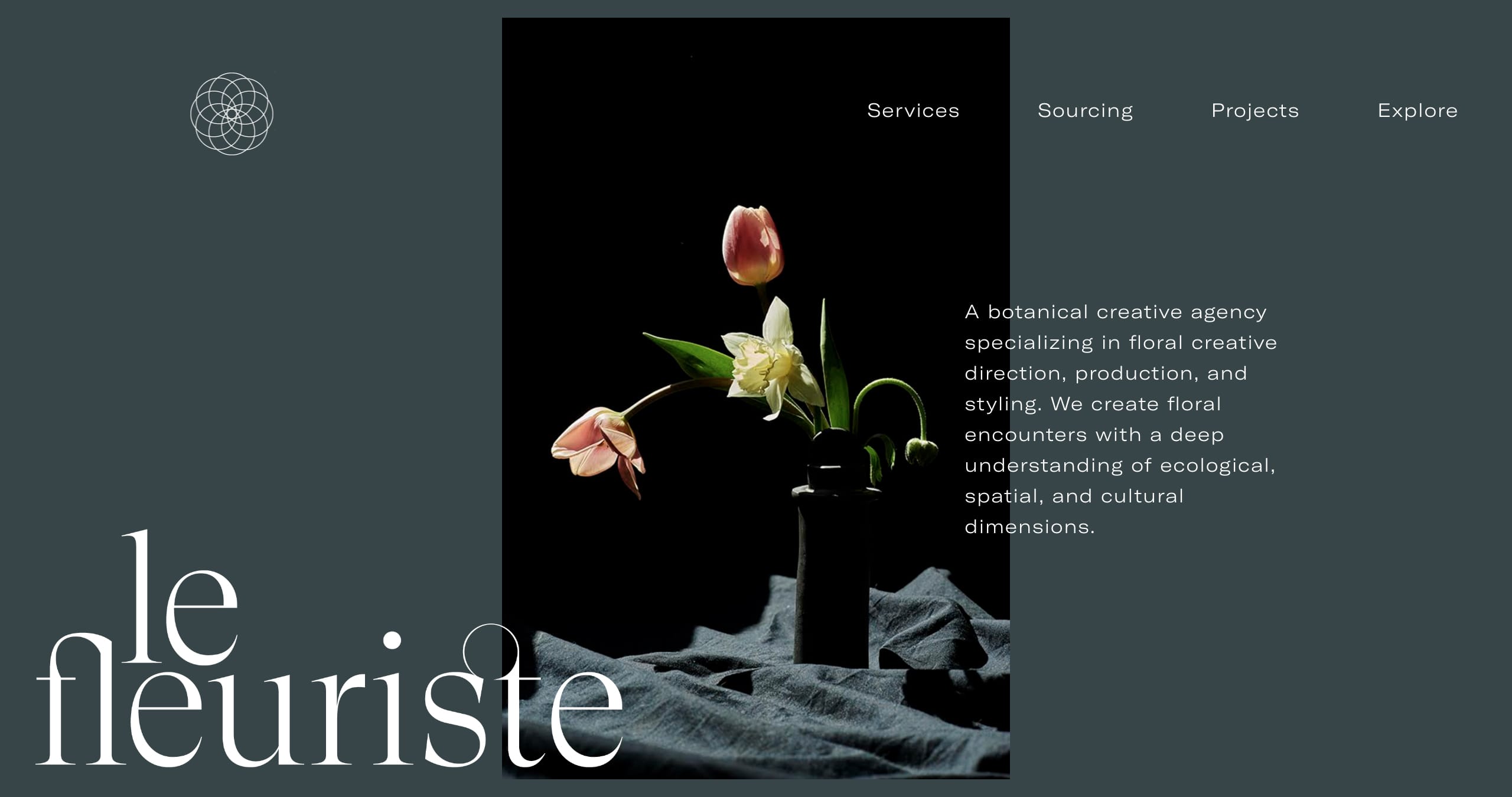 Le Fleuriste - One Page Website Award