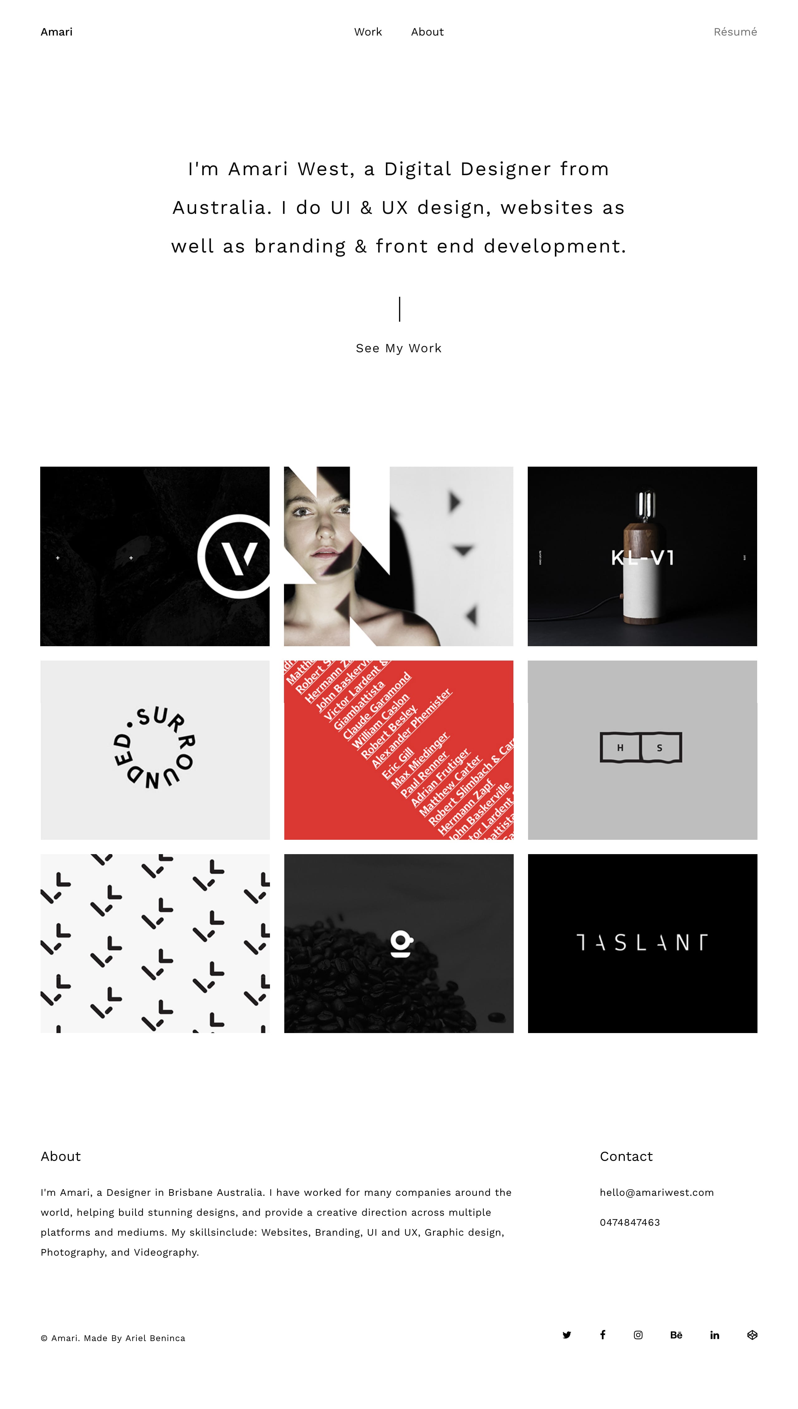 Amari - Template Review and Demo