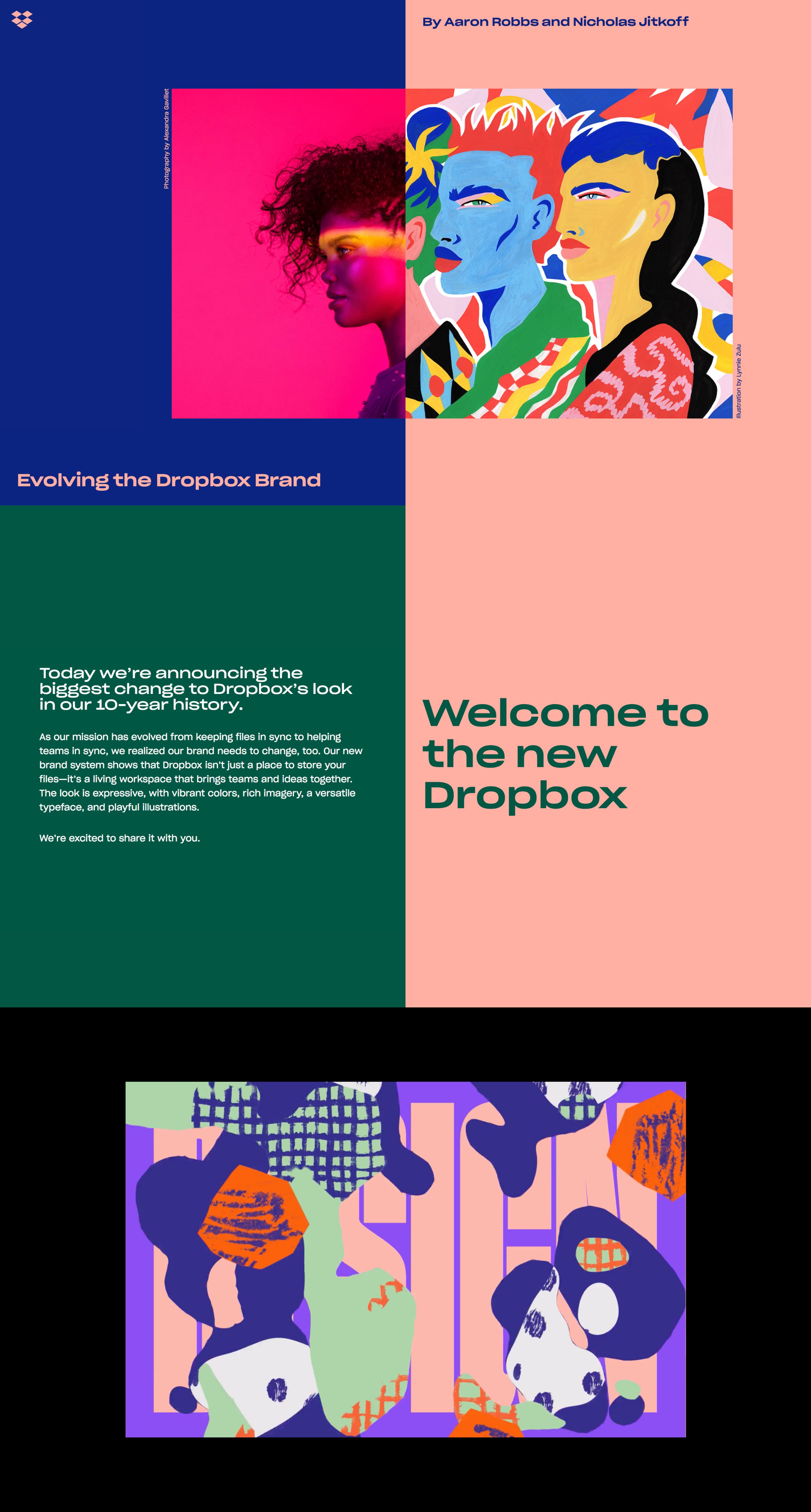 Dropbox Design - One Page Website Award