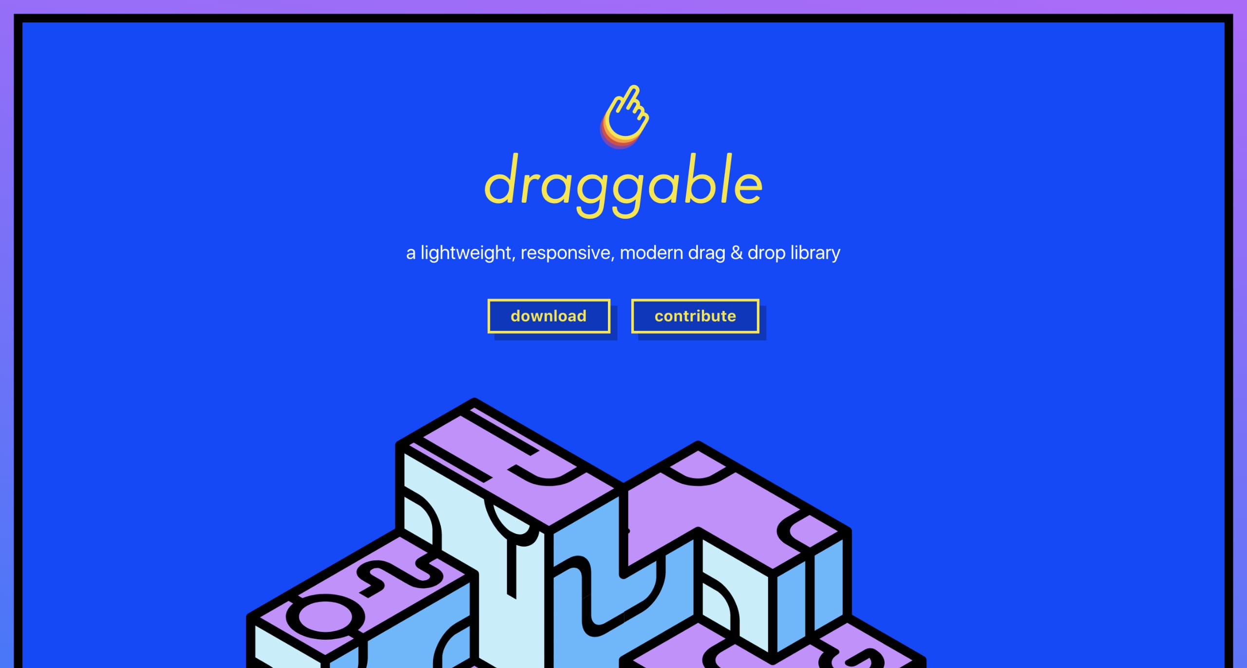 Draggable JS - Most Loved Website Award
