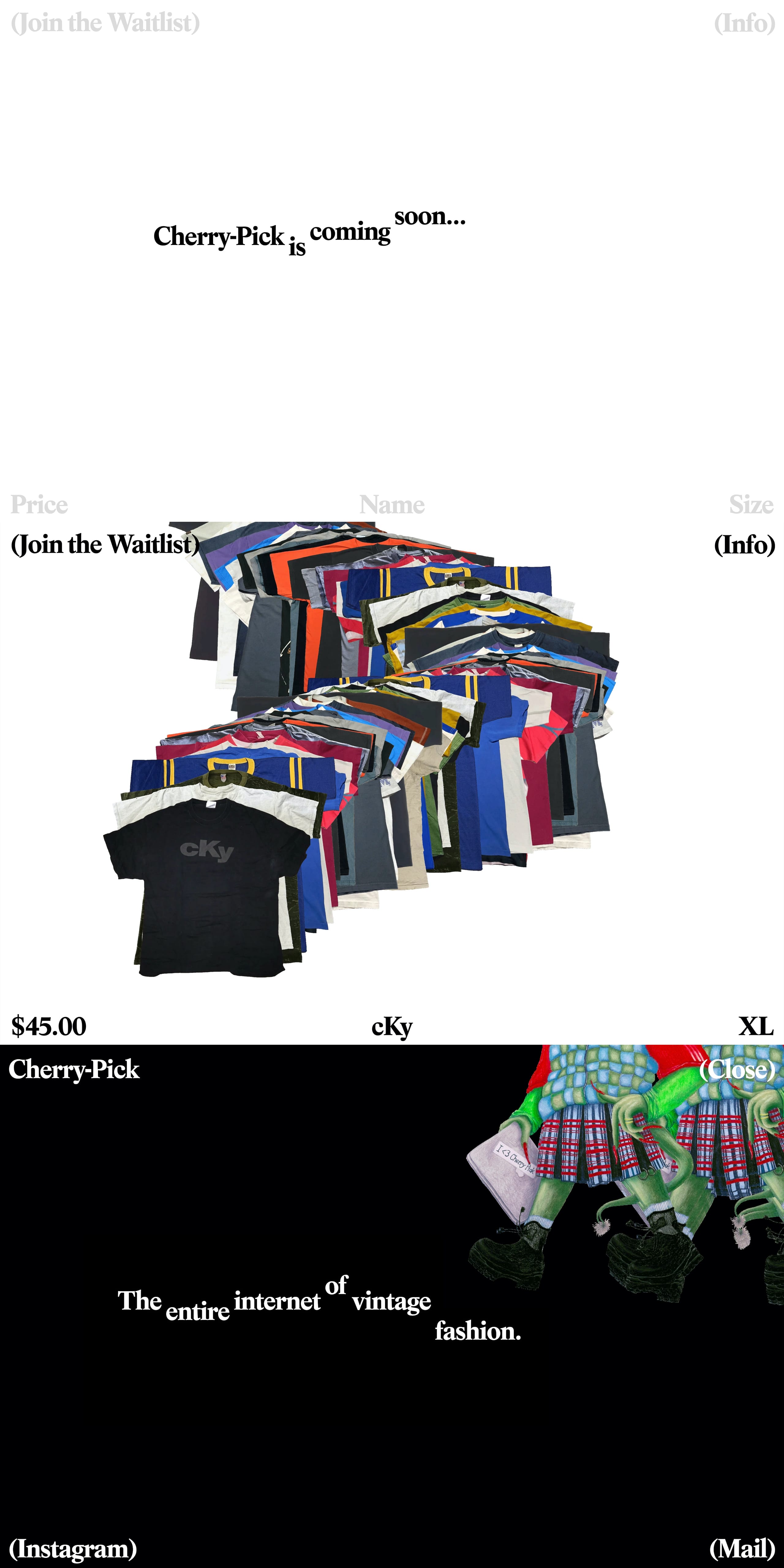 Cherry-Pick - One Page Website Award